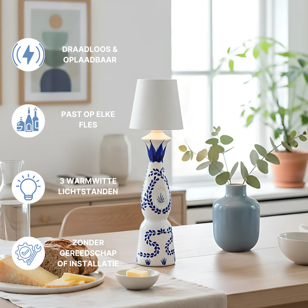BottleGlow™ - Elk lege fles een sfeervolle lamp – Nordlicht35